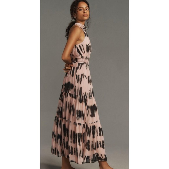 Anthropologie | Dresses | Anthropologie Maxi Dress Pink Women Somerset ...